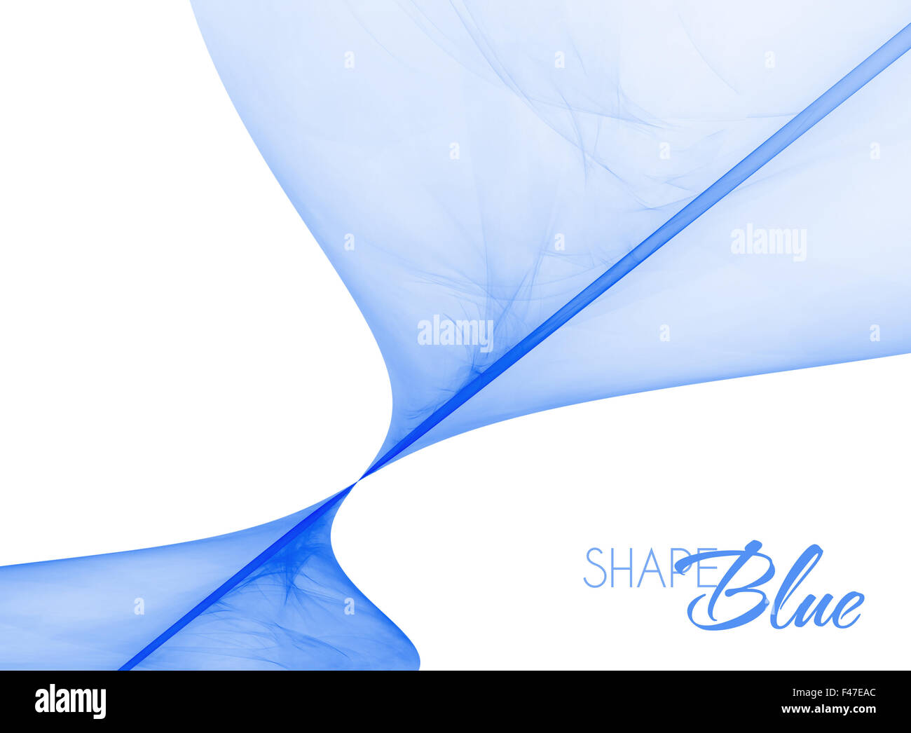 Abstract blue shape hi-res stock photography and images - Alamy