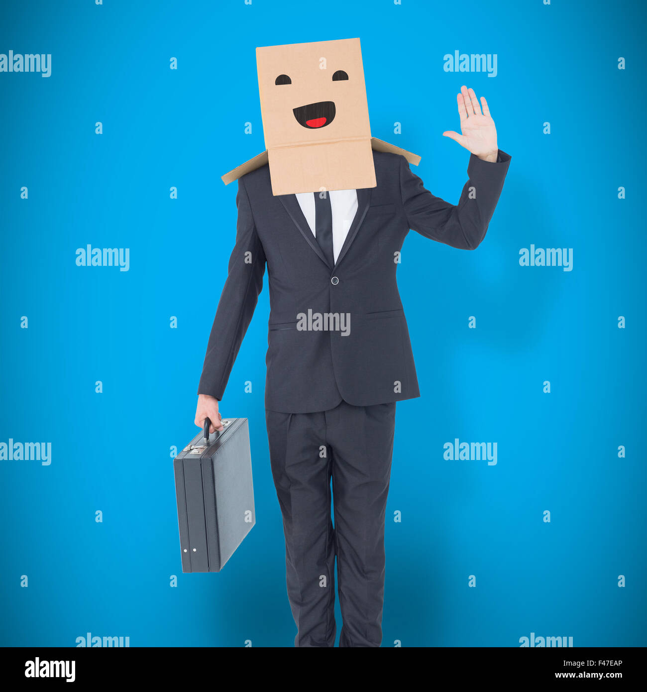 Composite image of anonymous businessman Stock Photo - Alamy
