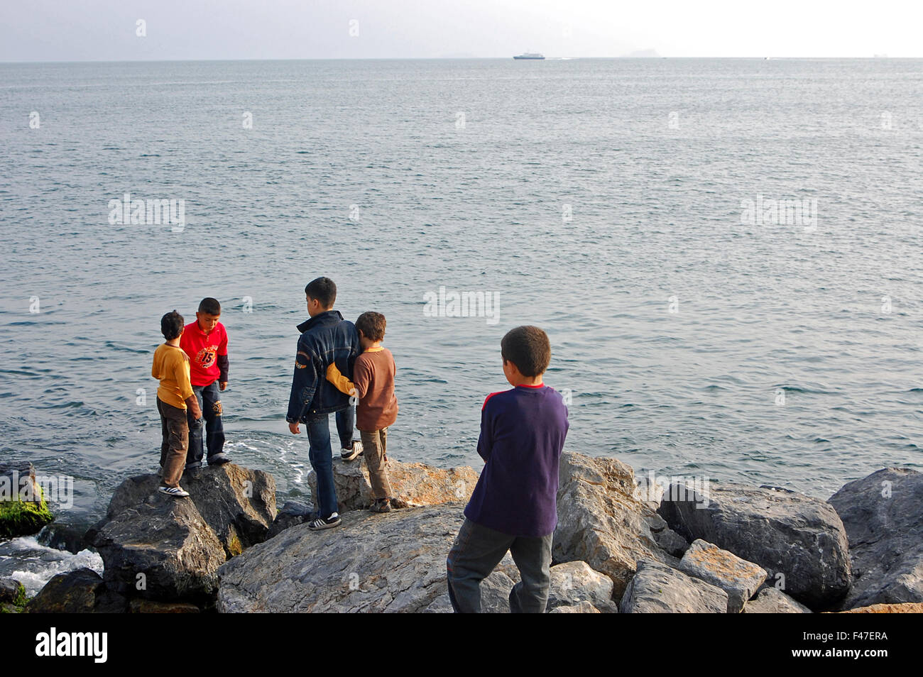 Children Playing Rocks High Resolution Stock Photography and Images - Alamy