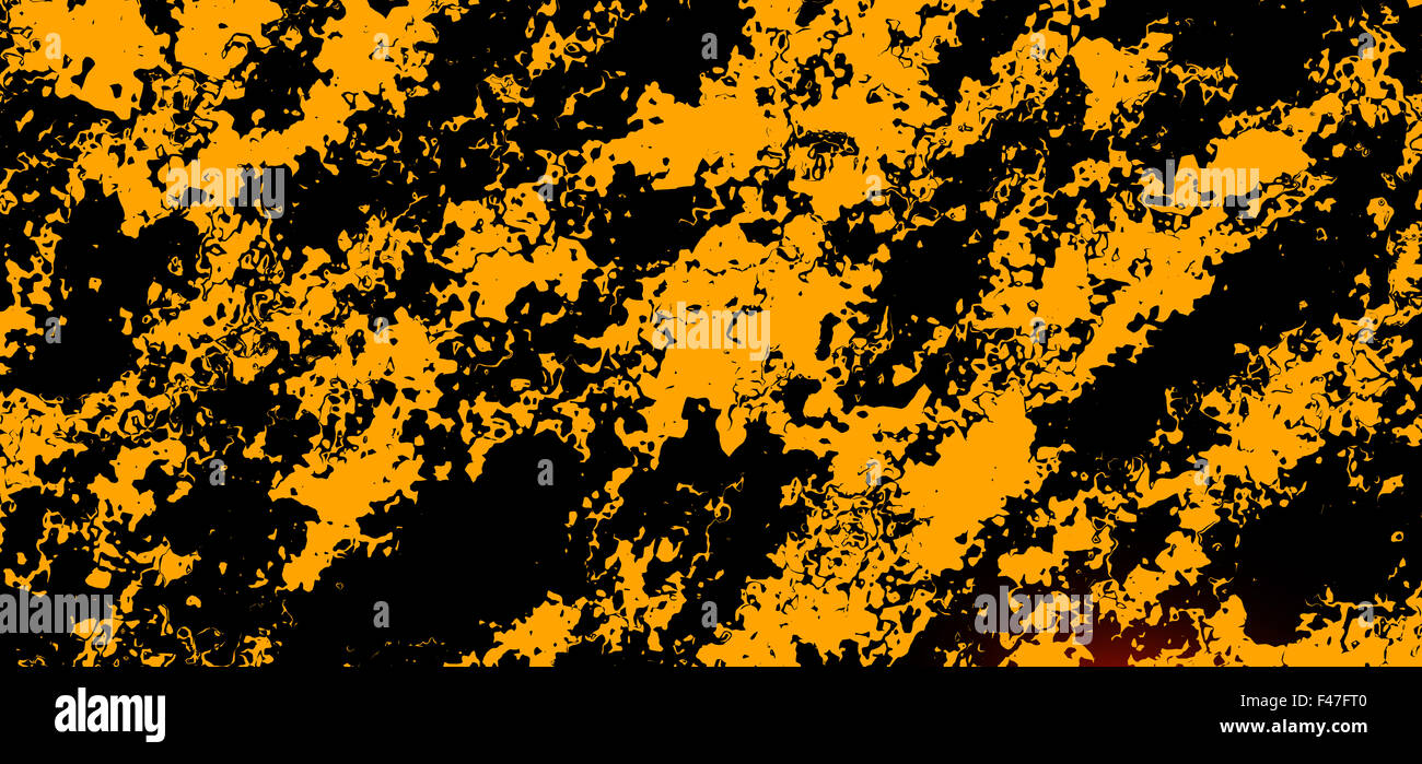 Distorted black and yellow design perfect for use as a background Stock ...