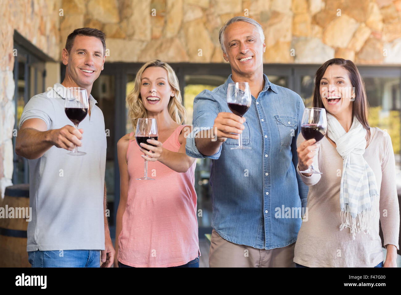 Group toasting hi-res stock photography and images - Alamy