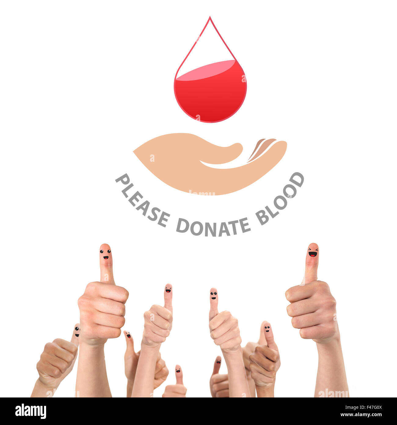 Composite image of blood donation Stock Photo - Alamy