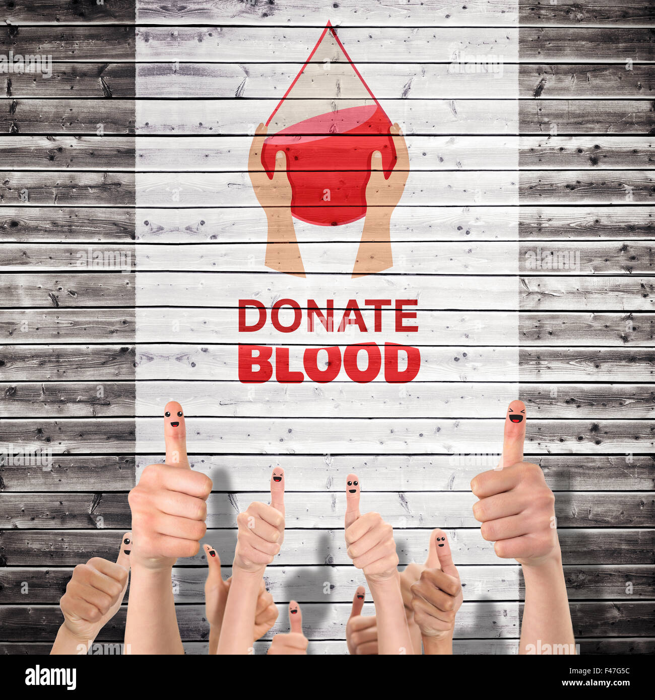 Composite image of blood donation Stock Photo - Alamy