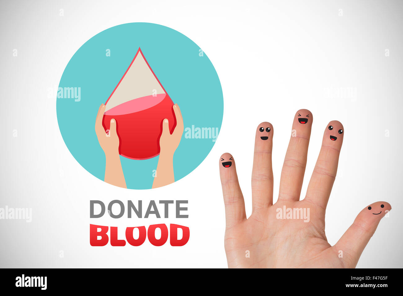 Composite image of blood donation Stock Photo - Alamy