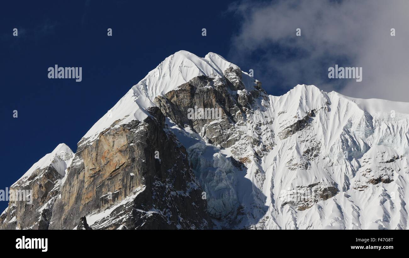 Lobuche peak hi-res stock photography and images - Alamy