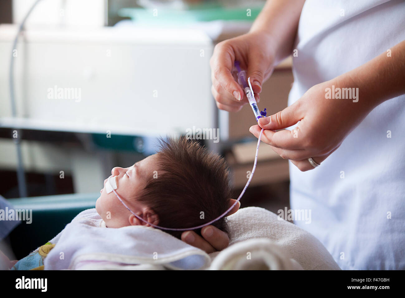 Enteral child hi-res stock photography and images - Alamy