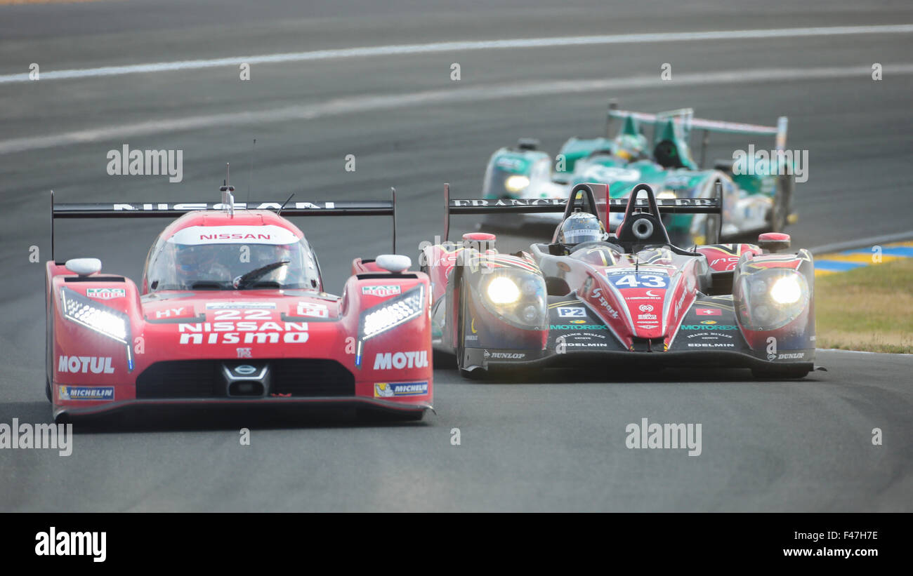 Nissan GT-R Lm Nismo (#22) with drivers Harry Tincknell (GBR), Michael ...