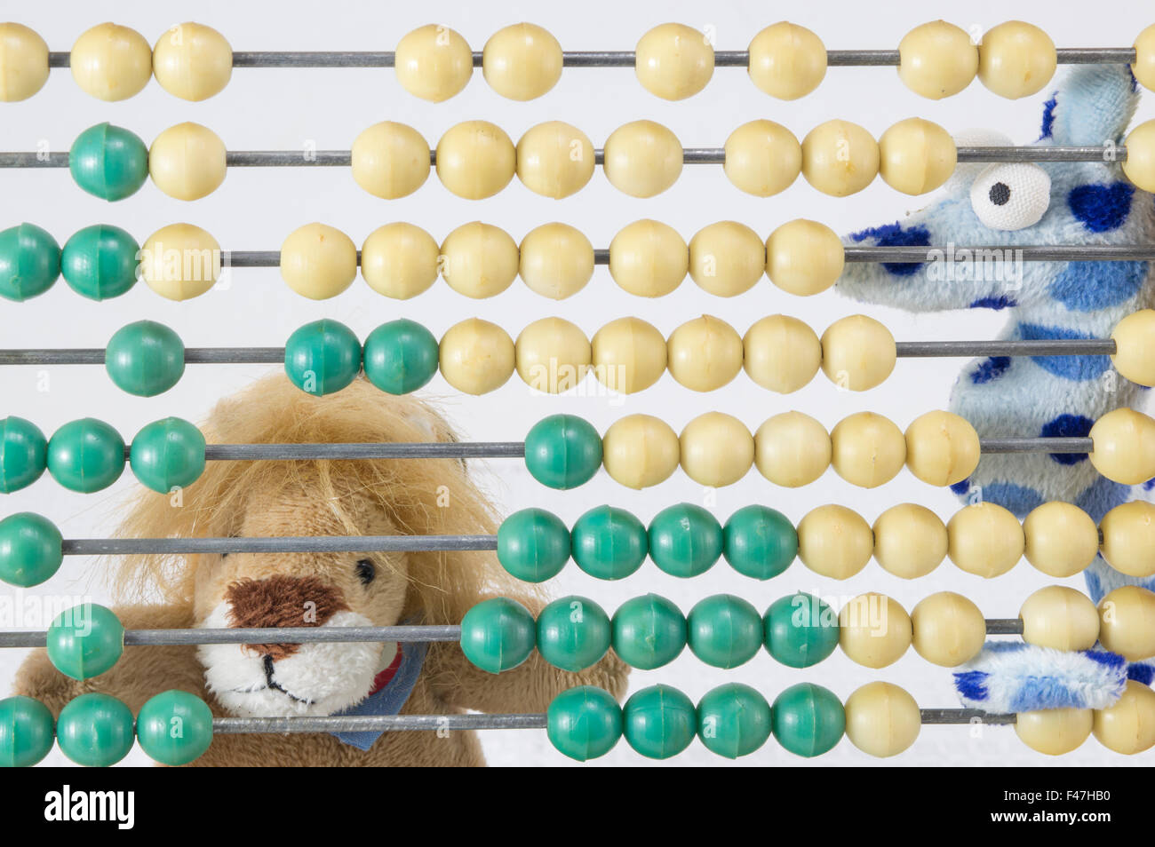 Math friends. Puppets and calculator. Funny math Stock Photo - Alamy