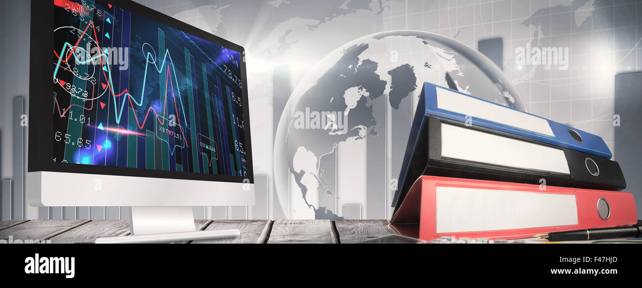 Composite image of computer screen Stock Photo - Alamy