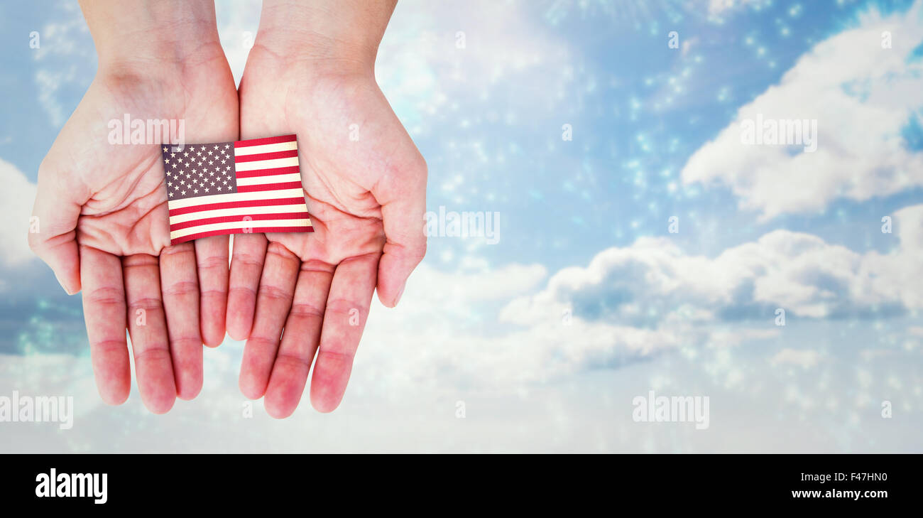 Composite image of hands showing Stock Photo - Alamy