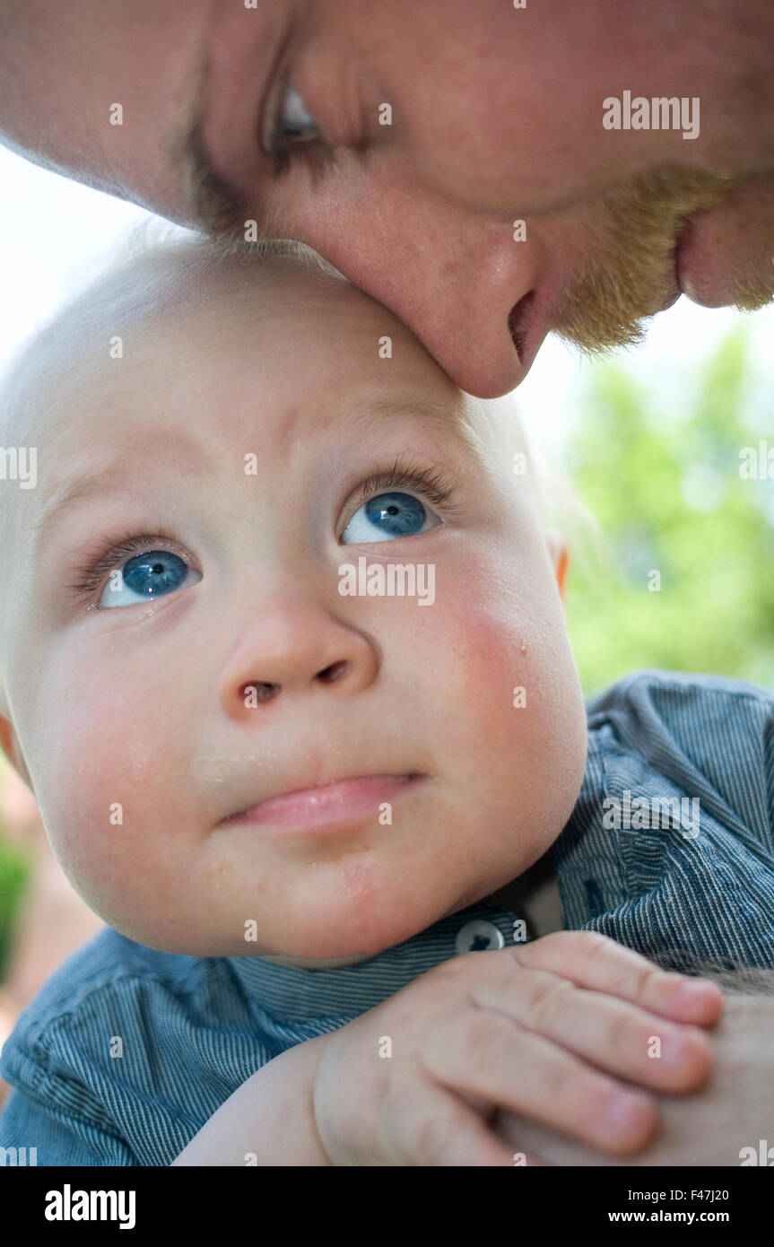Father and son, Sweden Stock Photo - Alamy