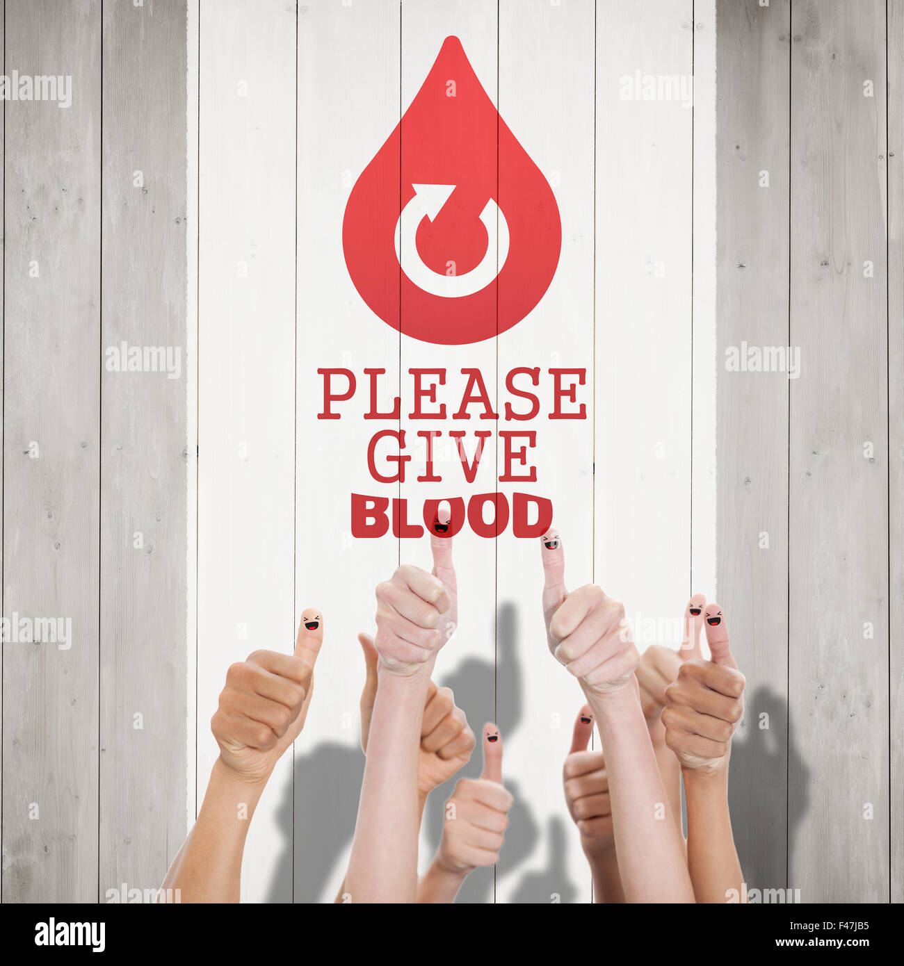 Composite image of blood donation Stock Photo - Alamy