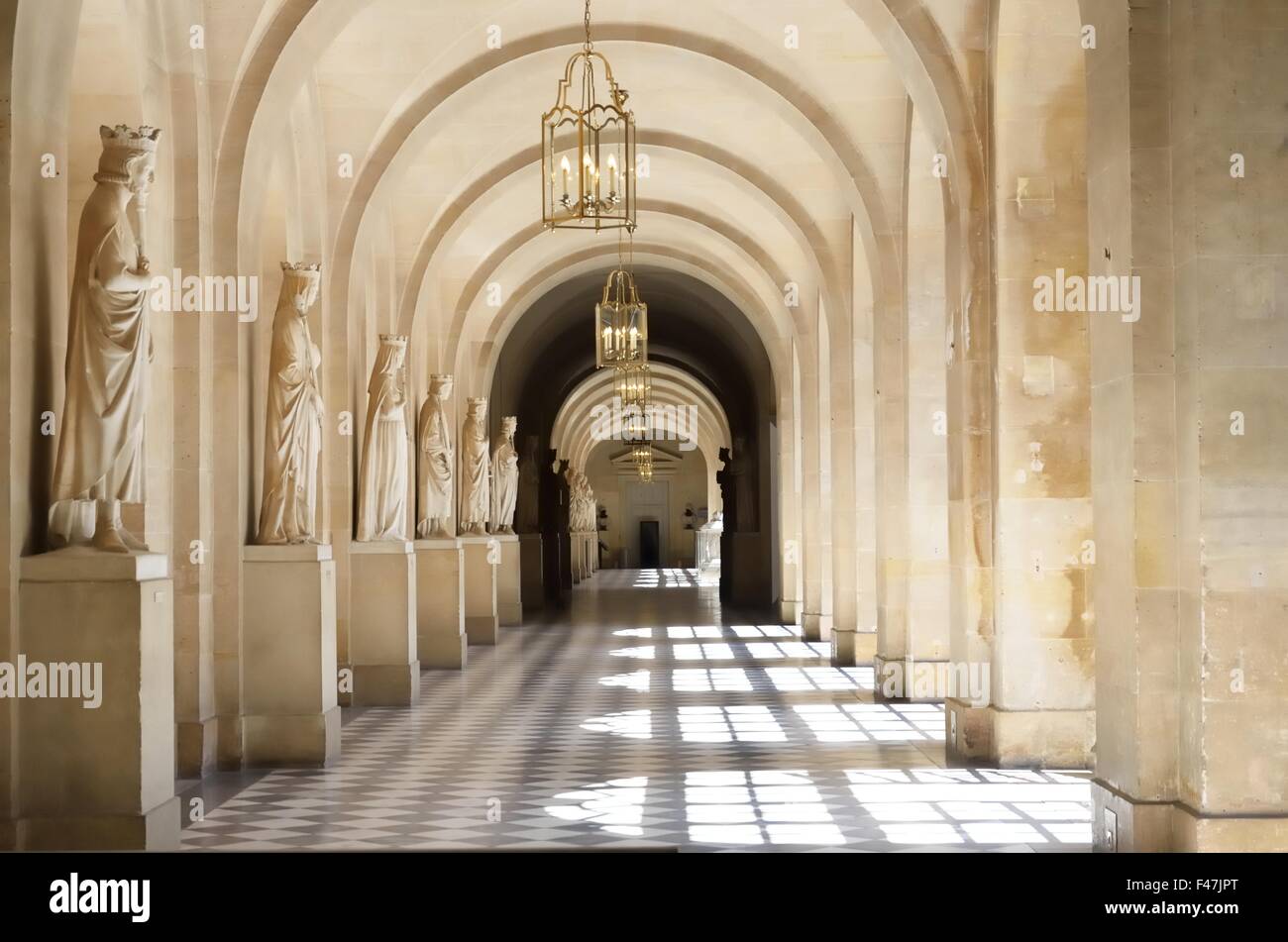 Grand stone passage Stock Photo - Alamy
