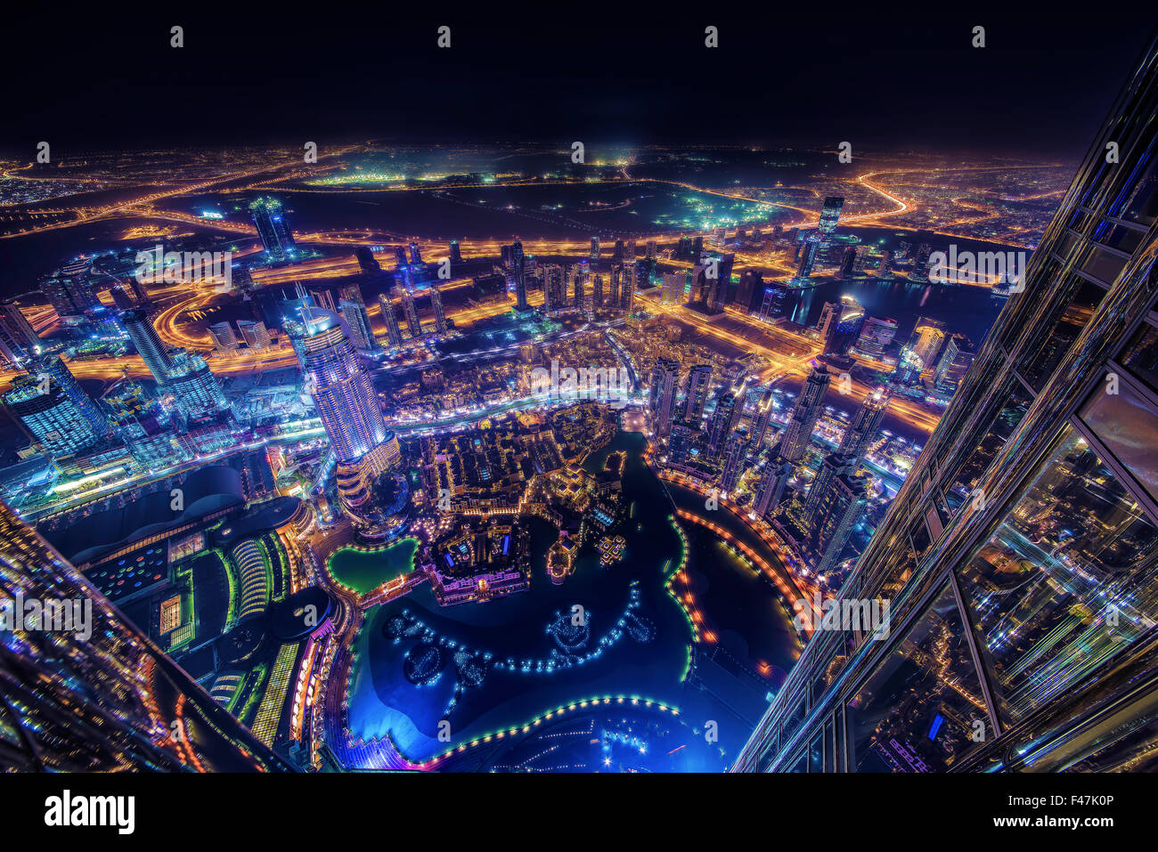Dubai from the sky hi-res stock photography and images - Alamy
