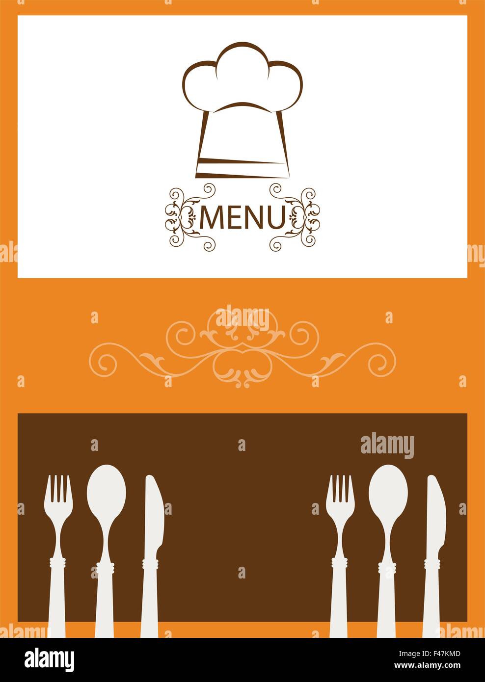 Menu Card Design Template Vector Art Stock Vector Image & Art - Alamy