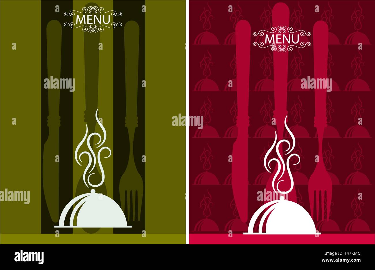 Menu Card Design Template Vector Art Stock Vector Image & Art - Alamy