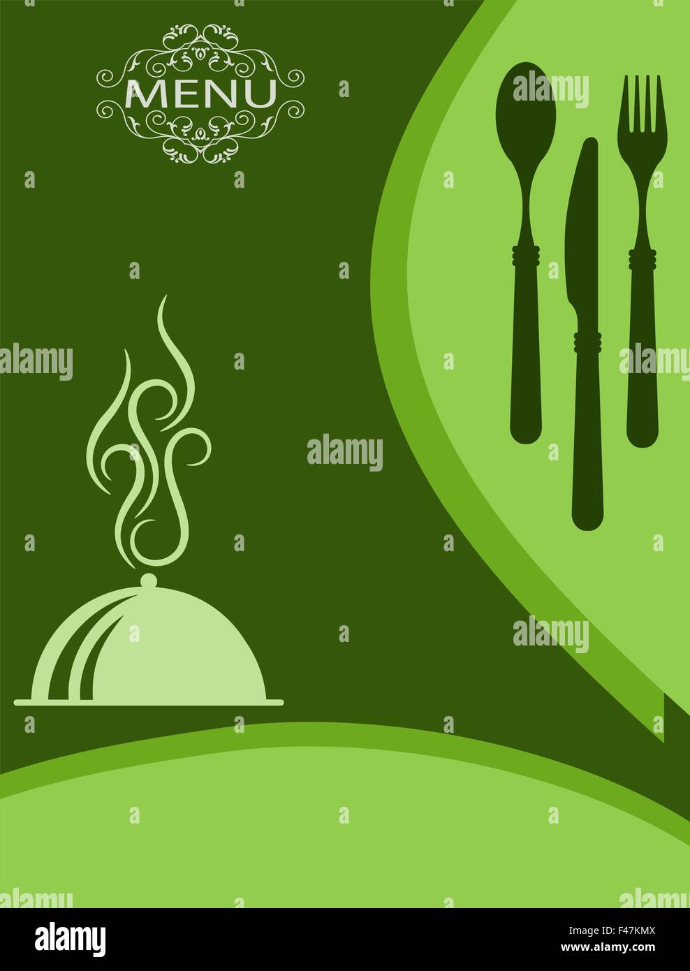 Menu Card Design Template Vector Art Stock Vector Image & Art - Alamy