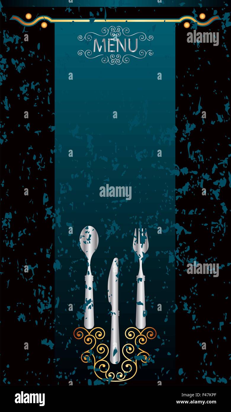 Menu Card Design Template Vector Art Stock Vector Image & Art - Alamy