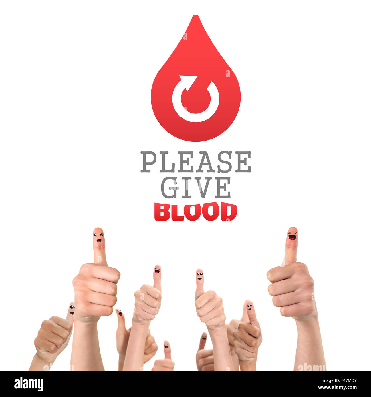 Composite image of blood donation Stock Photo - Alamy