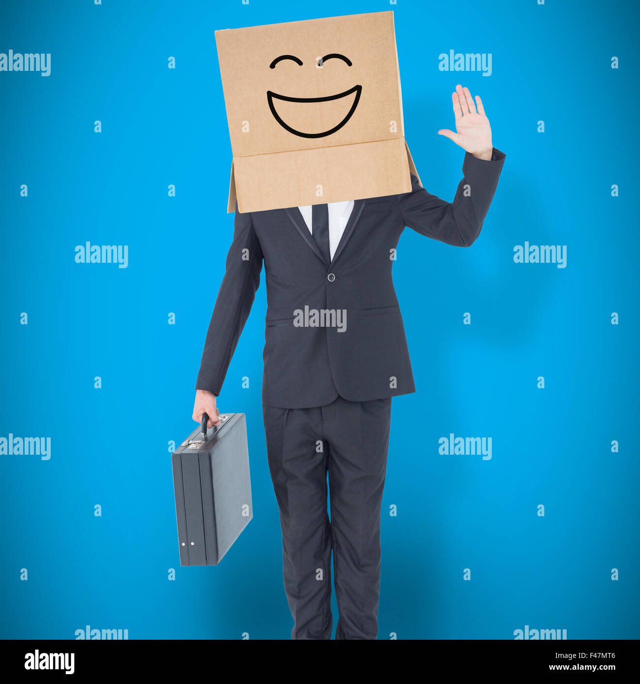 Composite image of anonymous businessman Stock Photo - Alamy