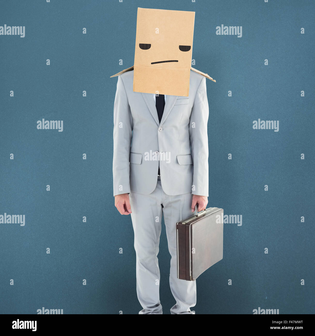 Composite image of anonymous businessman Stock Photo - Alamy