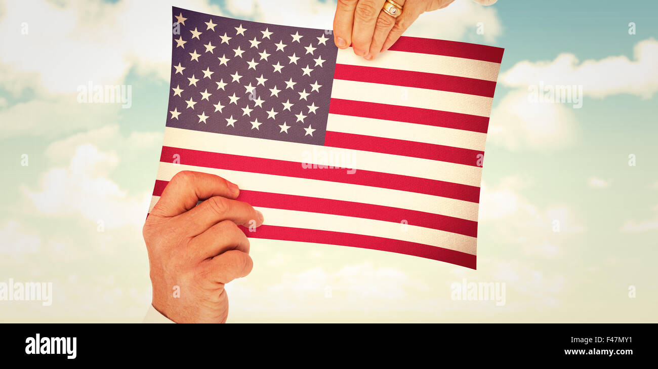 Composite image of hands showing Stock Photo - Alamy