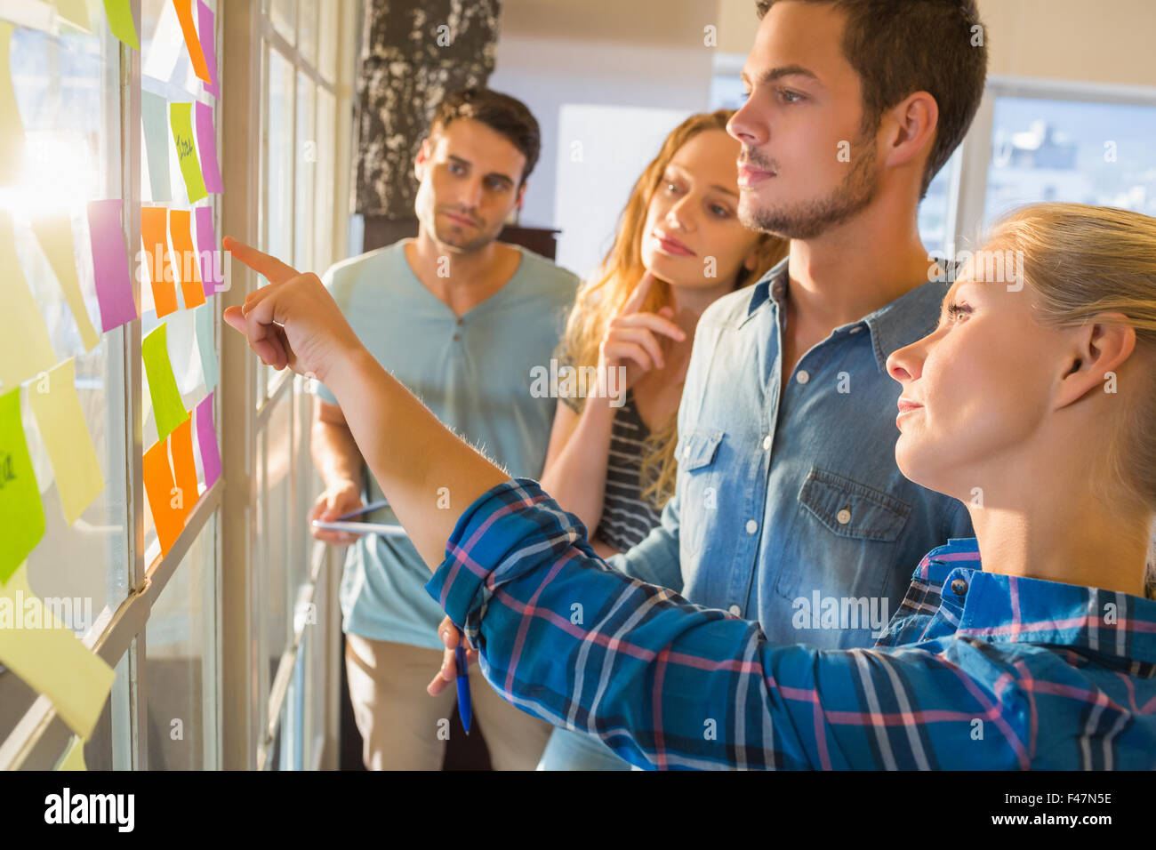 Young creative business people Stock Photo - Alamy