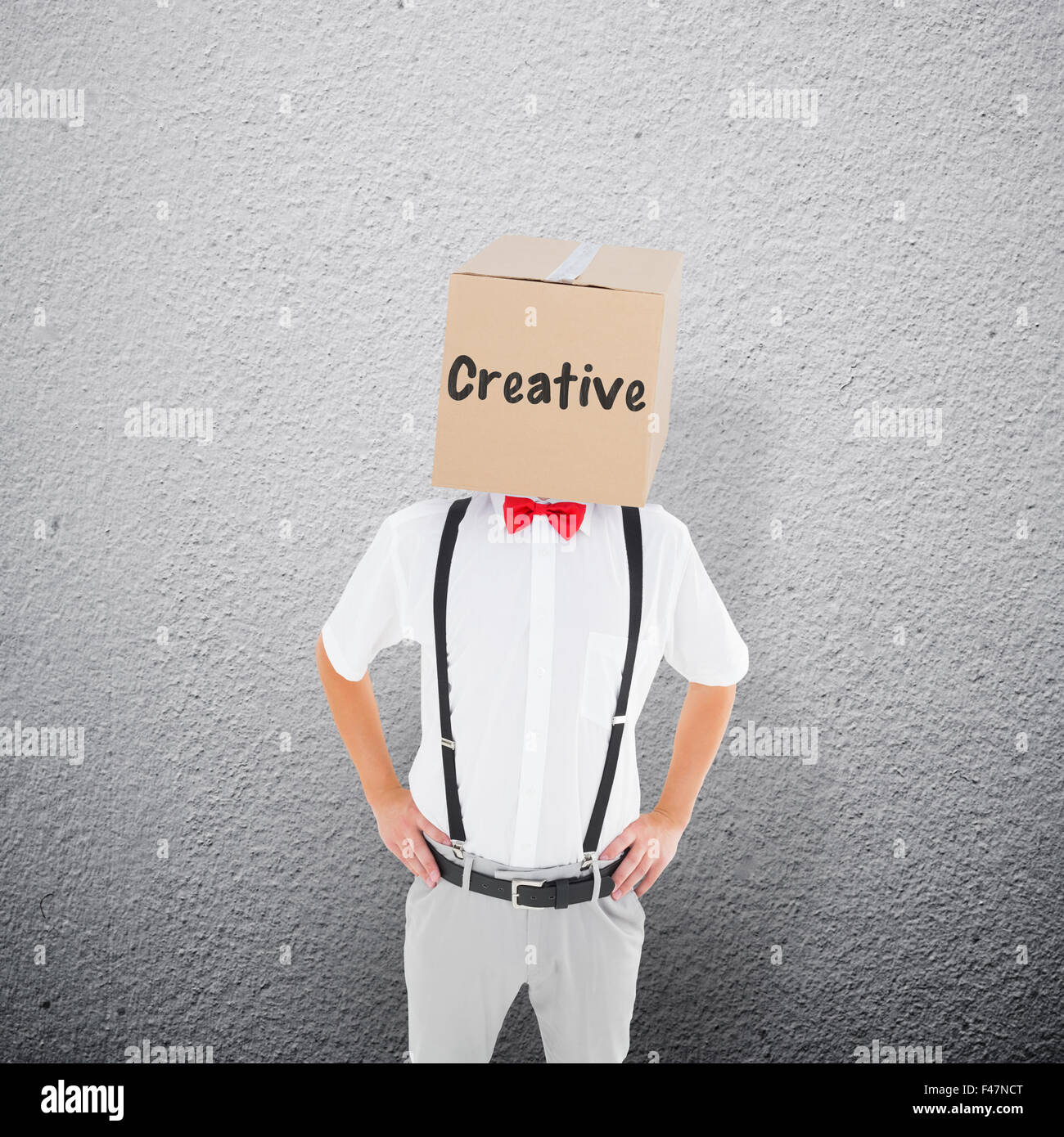 Composite image of anonymous businessman Stock Photo - Alamy