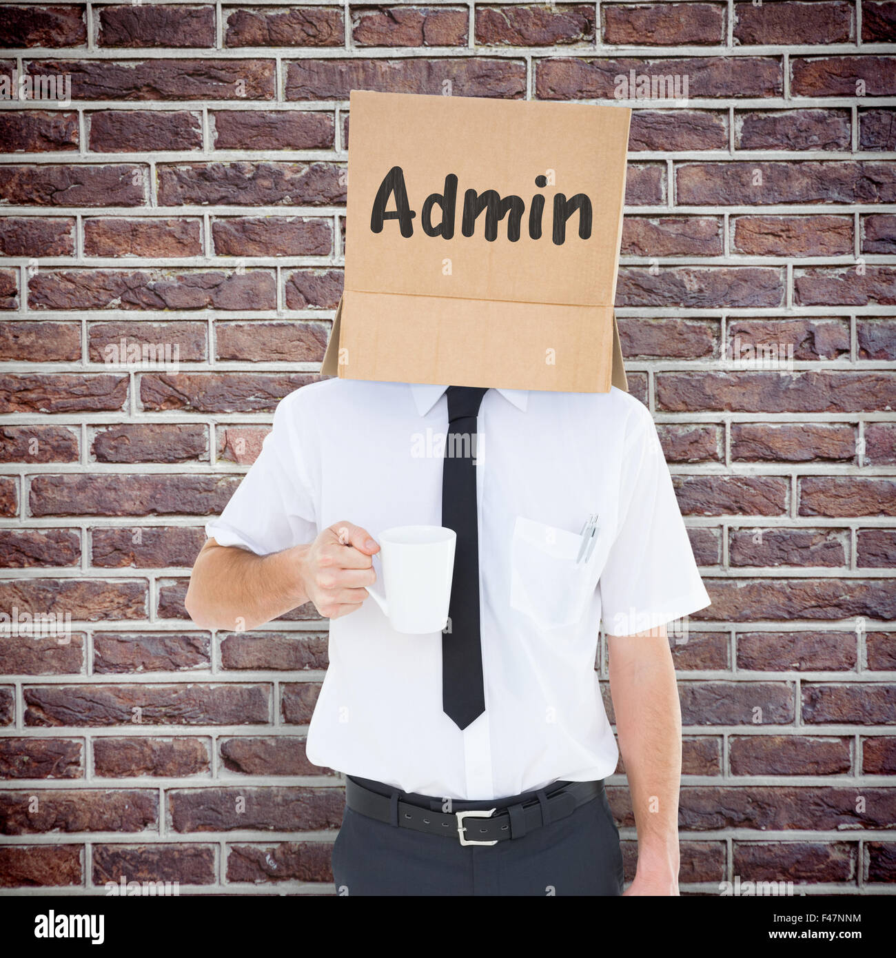 Composite image of anonymous businessman Stock Photo - Alamy