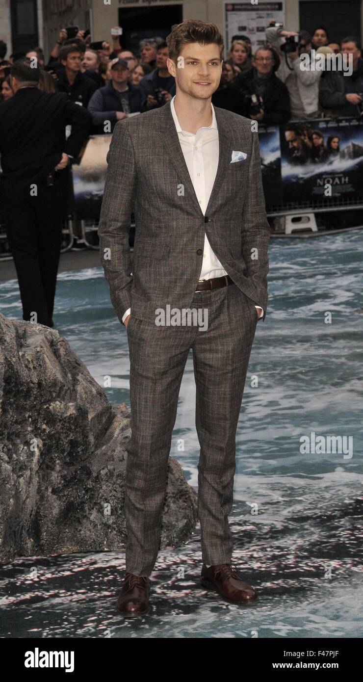 London, UK. Jim Chapman at the 'Noah' UK film premiere, at Odeon ...