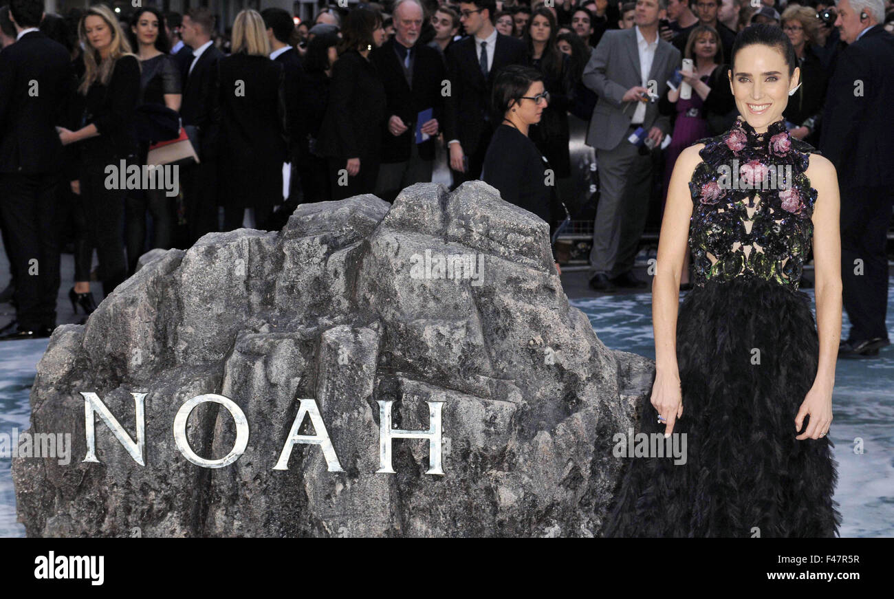 London, UK. Jennifer Connelly at the 'Noah' UK film premiere, at Odeon ...