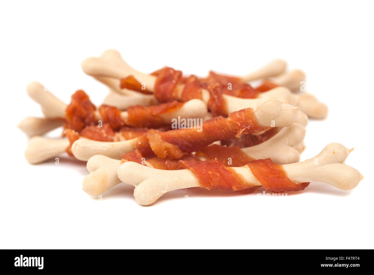 Chicken Bones isolated on white background Stock Photo - Alamy