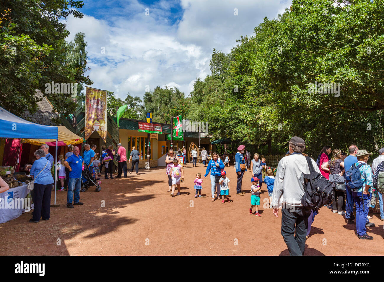 The Robin Hood Festival in August 2015, Sherwood Forest Country Park ...