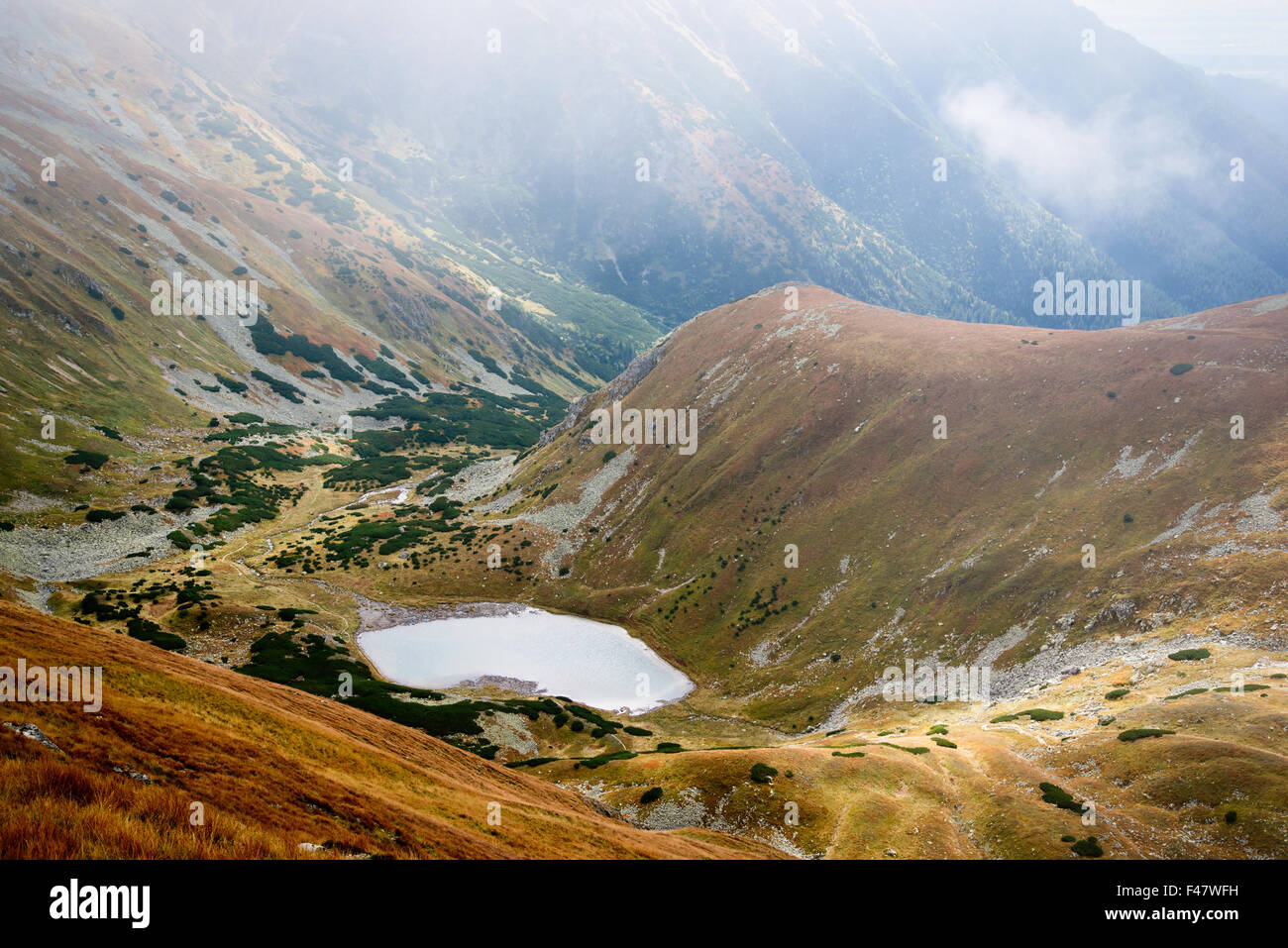 view from Volovec at Tatra mountains Stock Photo - Alamy