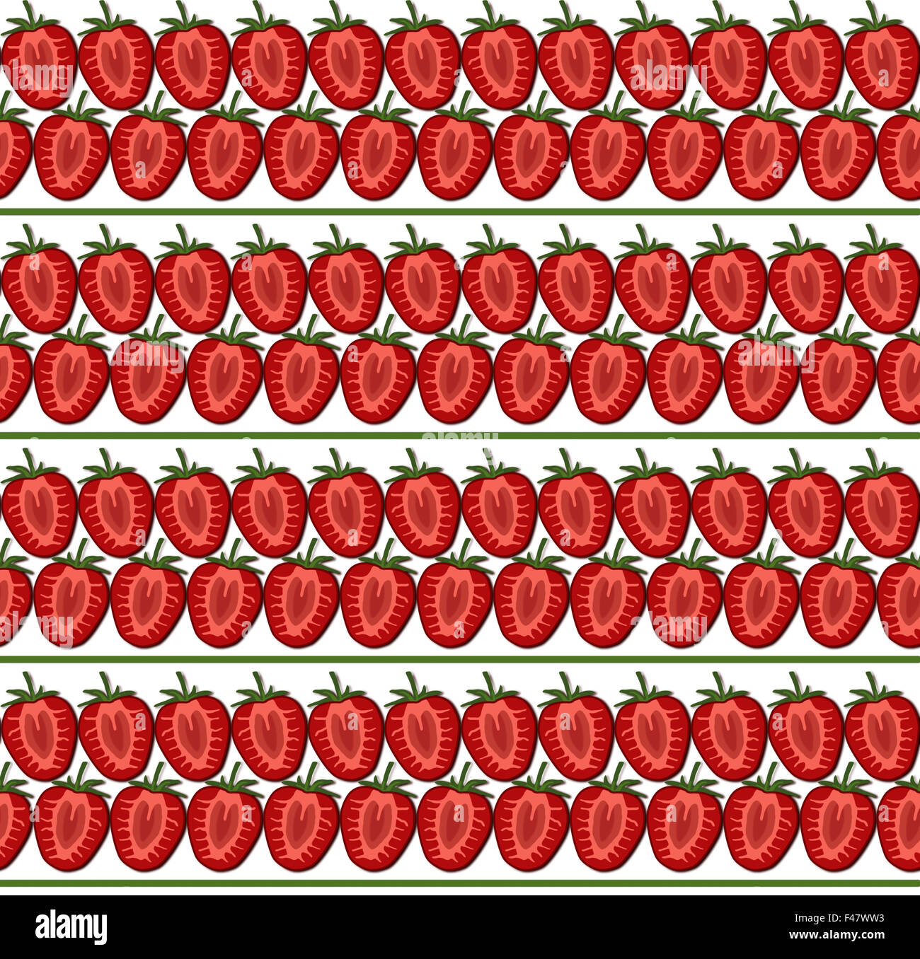 seamless pattern strawberry Stock Photo - Alamy
