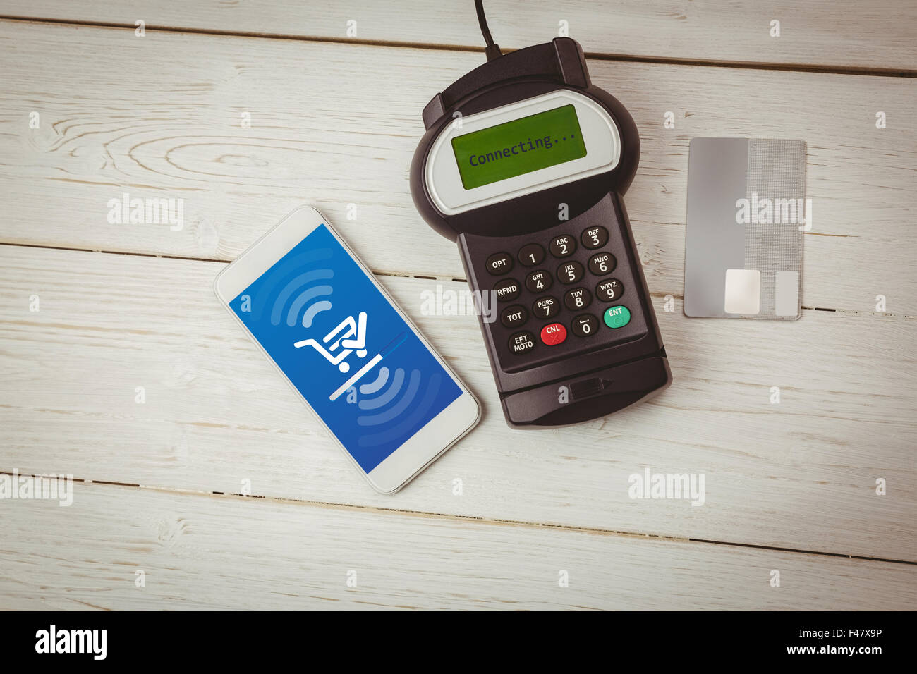 Composite image of payment screen Stock Photo - Alamy