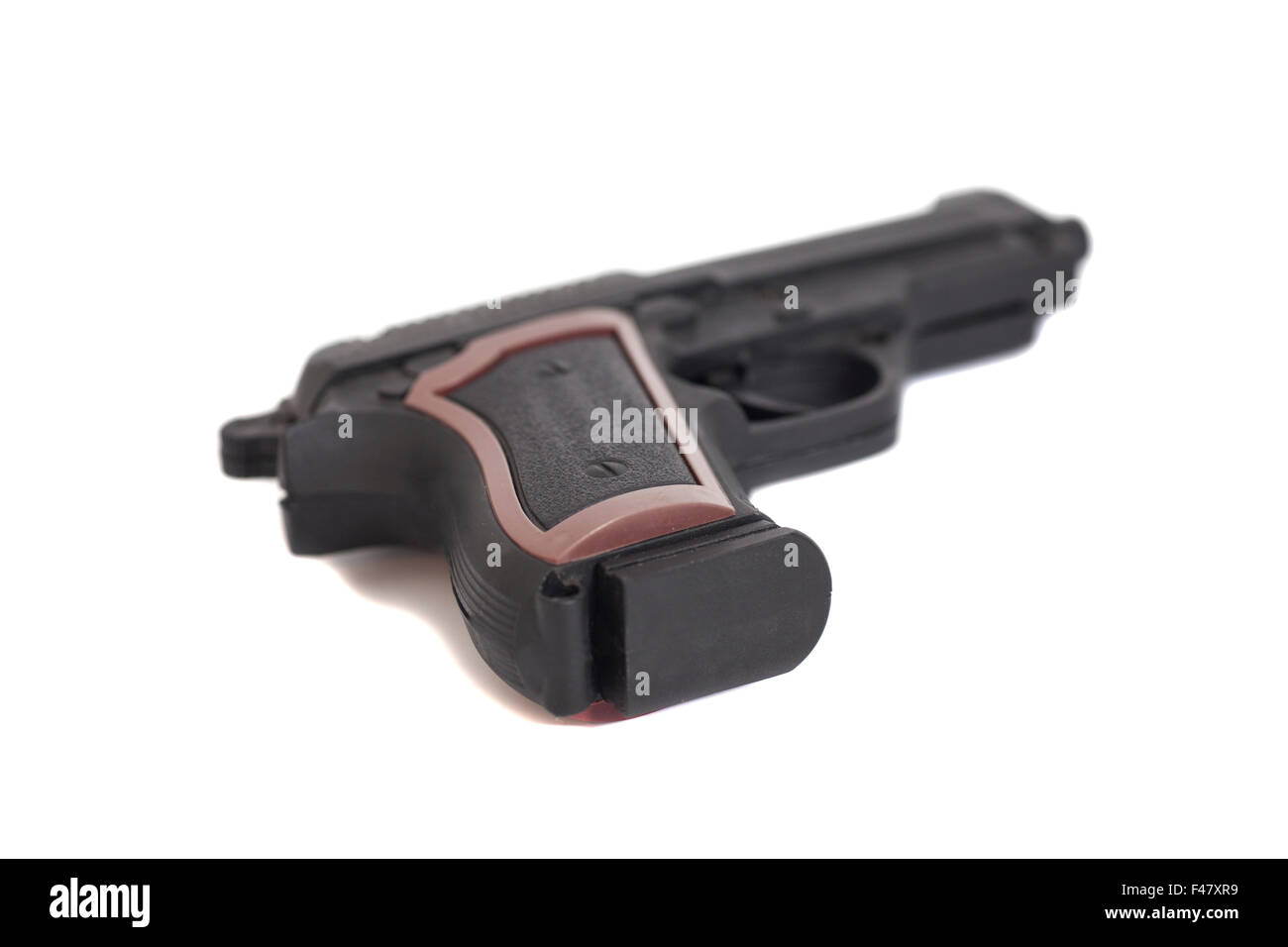 Gun isolated on white background Stock Photo - Alamy