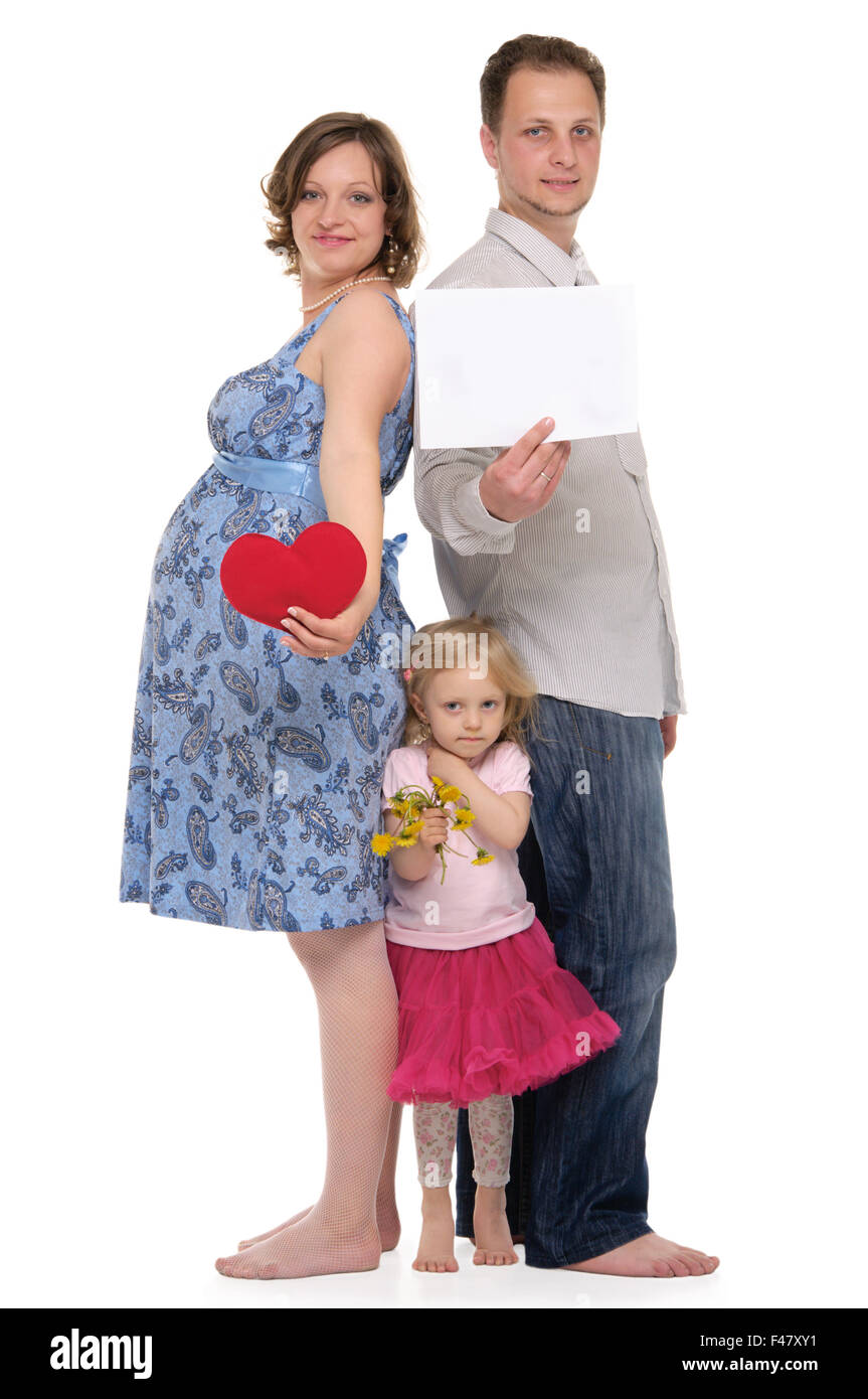Family waiting for baby Stock Photo - Alamy