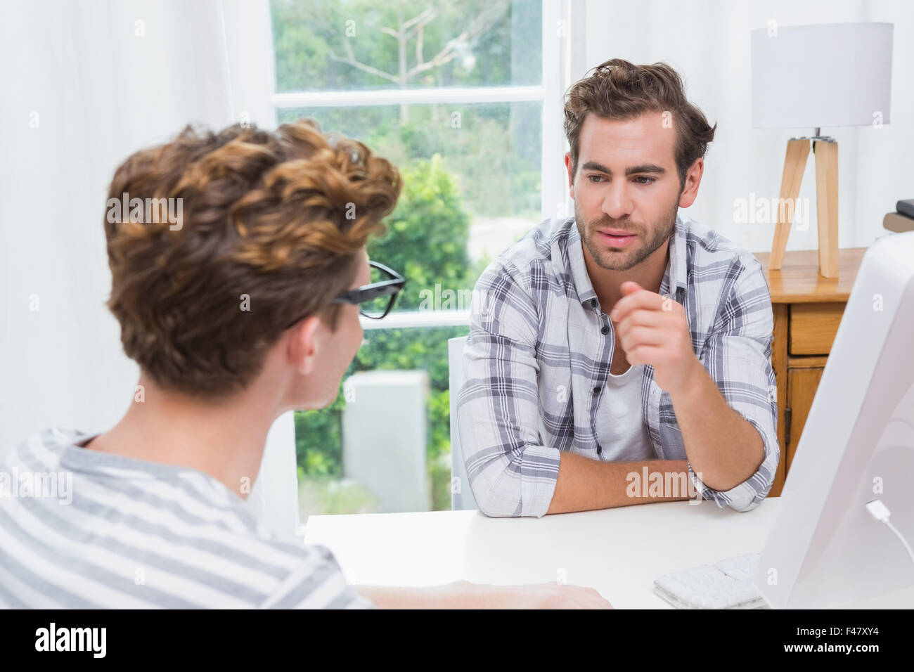 Serious speaking hi-res stock photography and images - Alamy