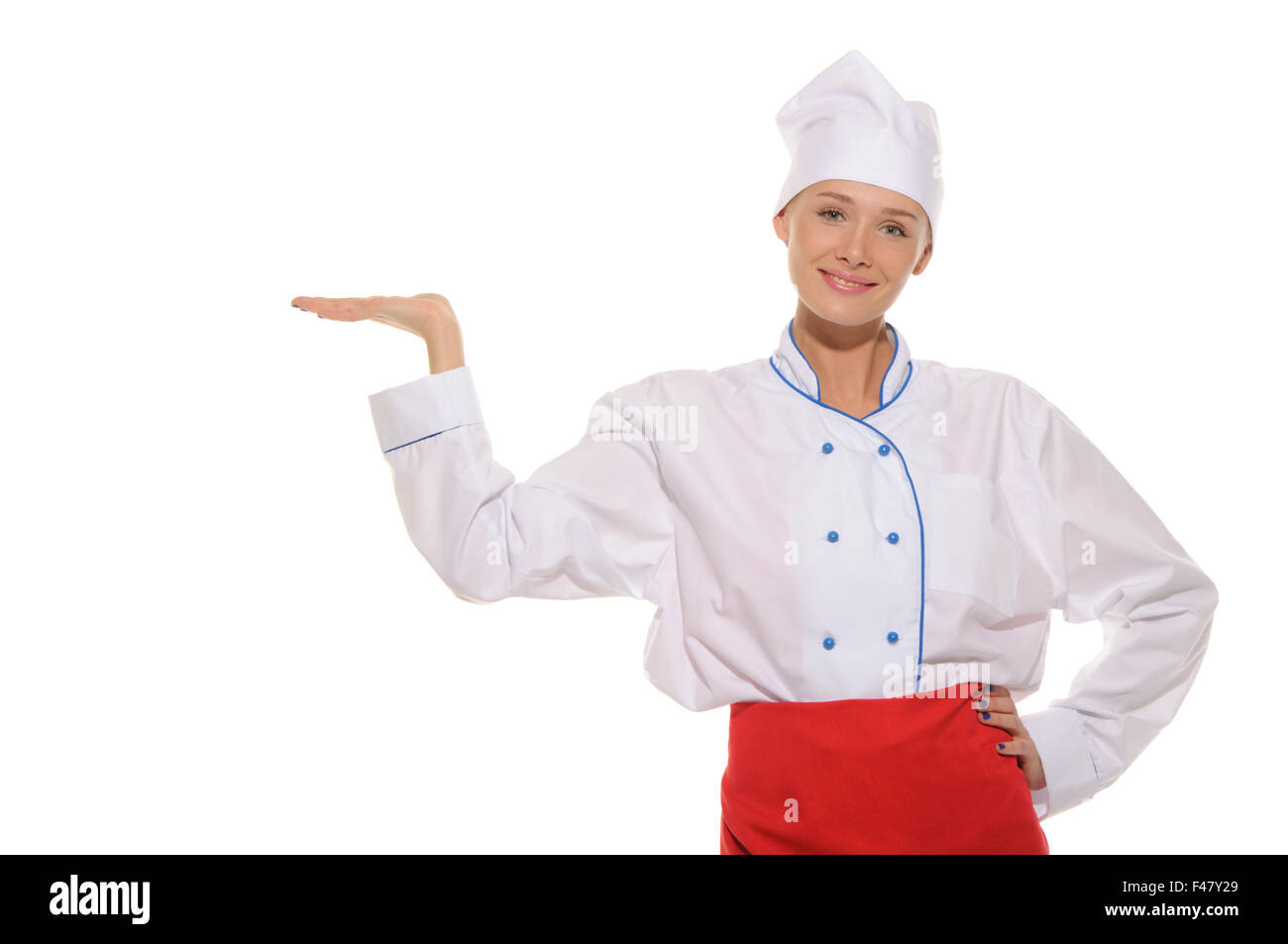 Hands woman cook holding Cut Out Stock Images & Pictures - Alamy