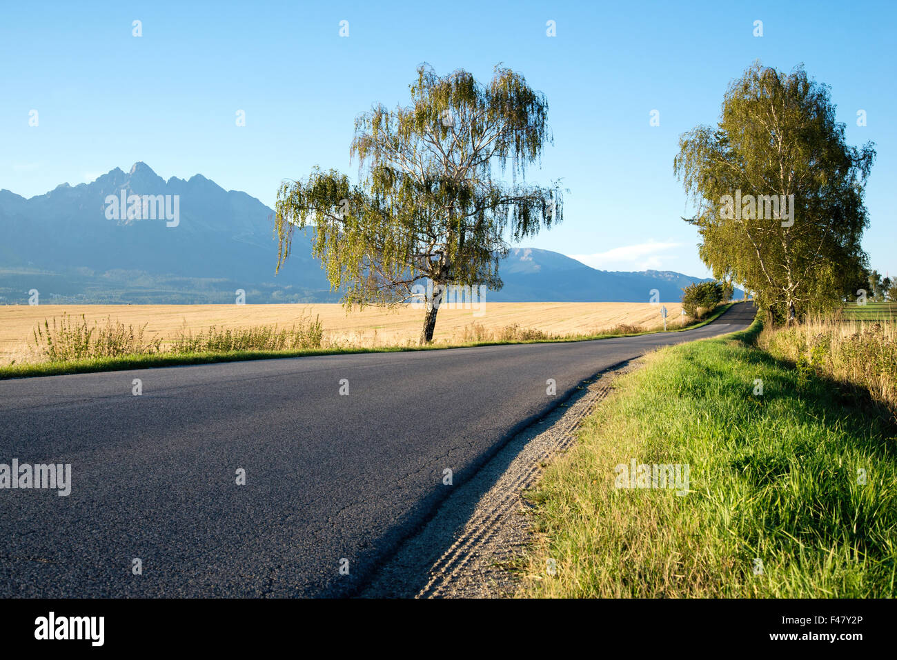road to High Tatra mountains Stock Photo - Alamy