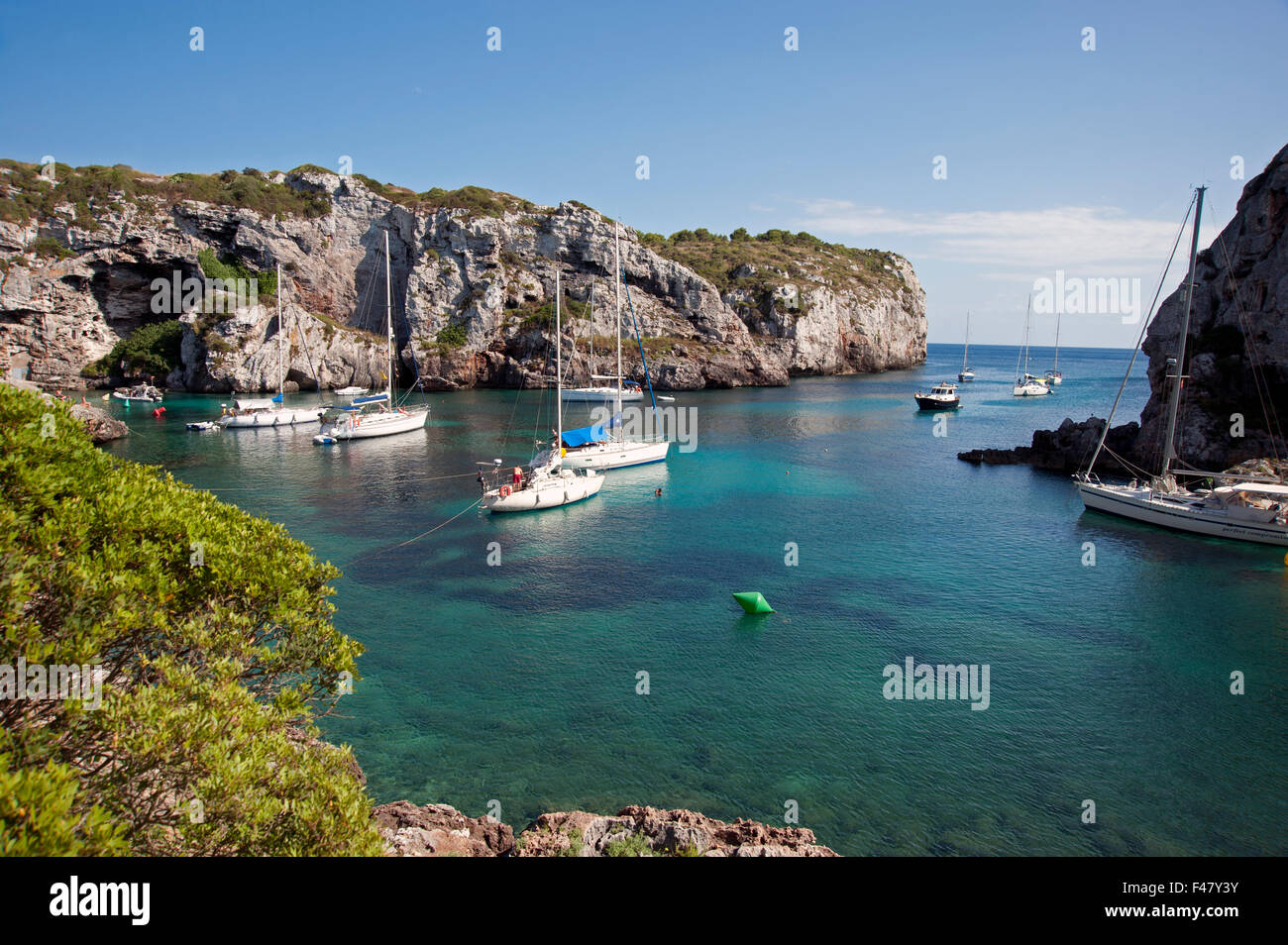 Minorca calas coves hi-res stock photography and images - Alamy