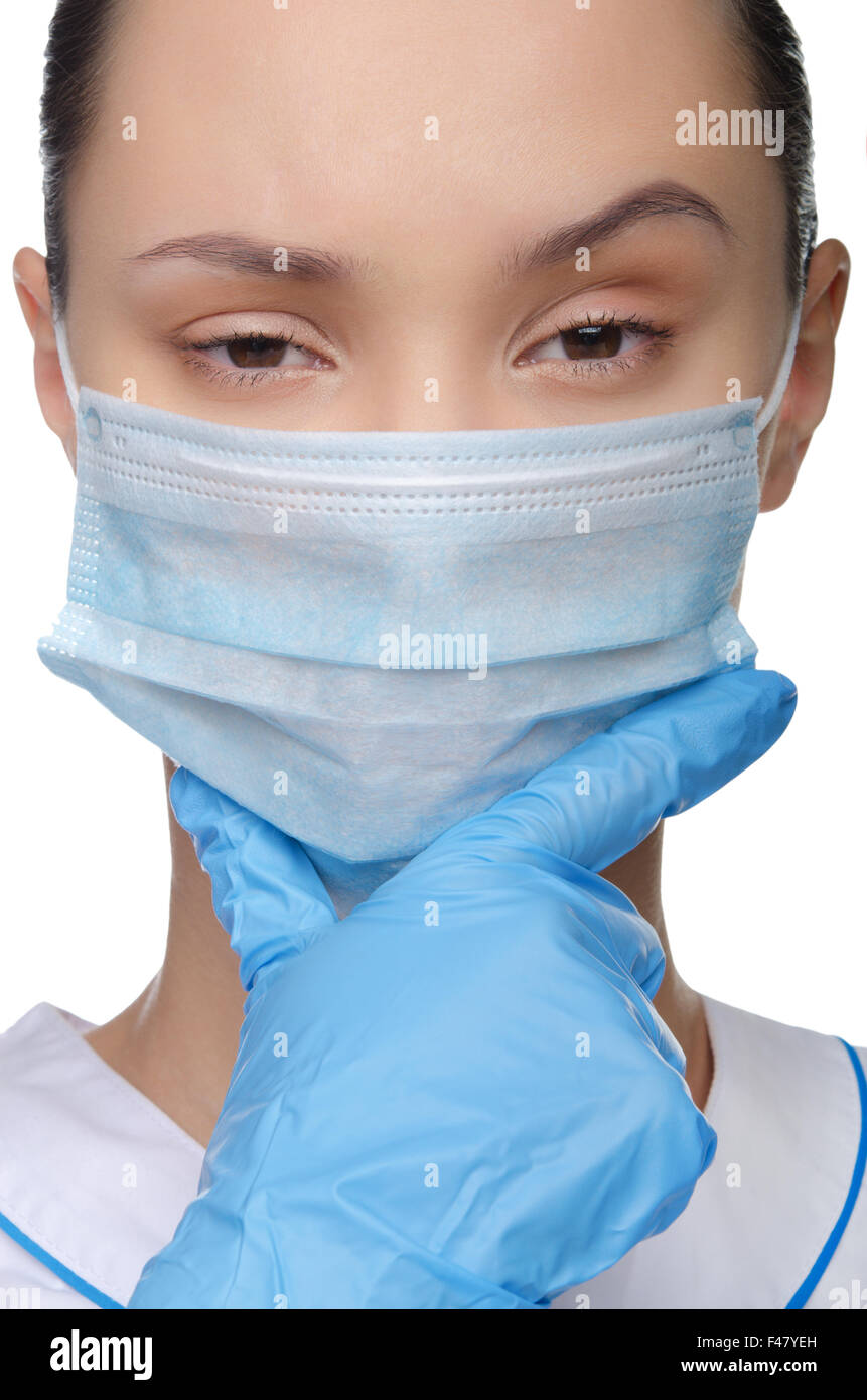 Young doctor in mask hi-res stock photography and images - Alamy