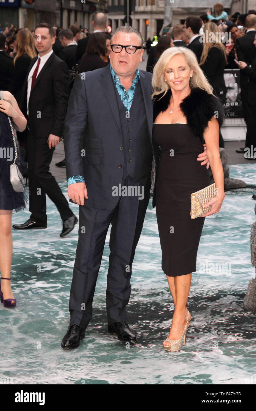 London, UK. Ray Winstone and wife at the UK Premiere of 'Noah' at the ...
