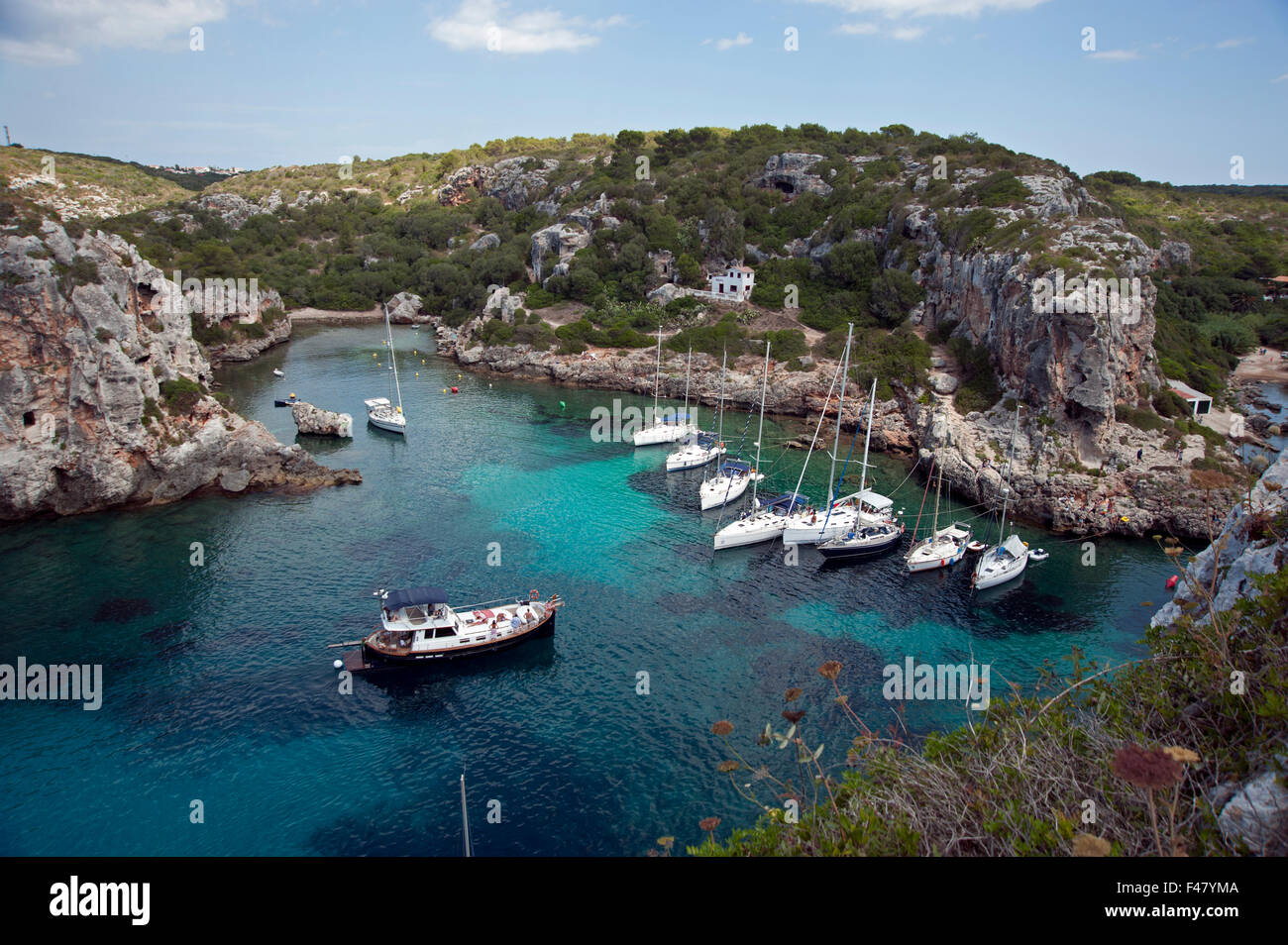 Minorca calas coves hi-res stock photography and images - Alamy