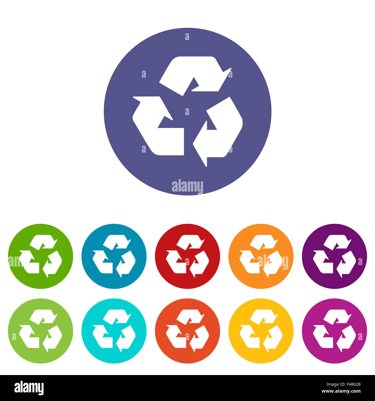 Eco friendly icon flat Cut Out Stock Images & Pictures - Alamy