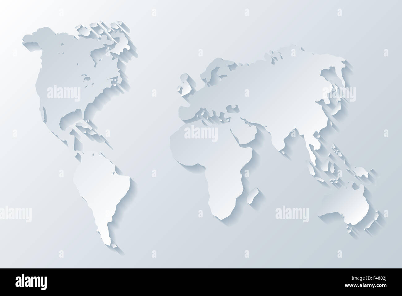 Vector world illustration Stock Photo - Alamy