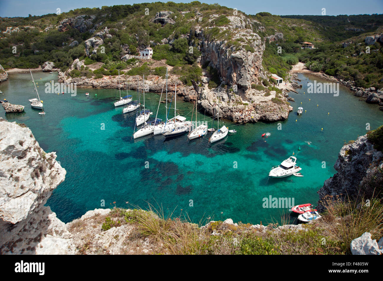 Minorca calas coves hi-res stock photography and images - Alamy