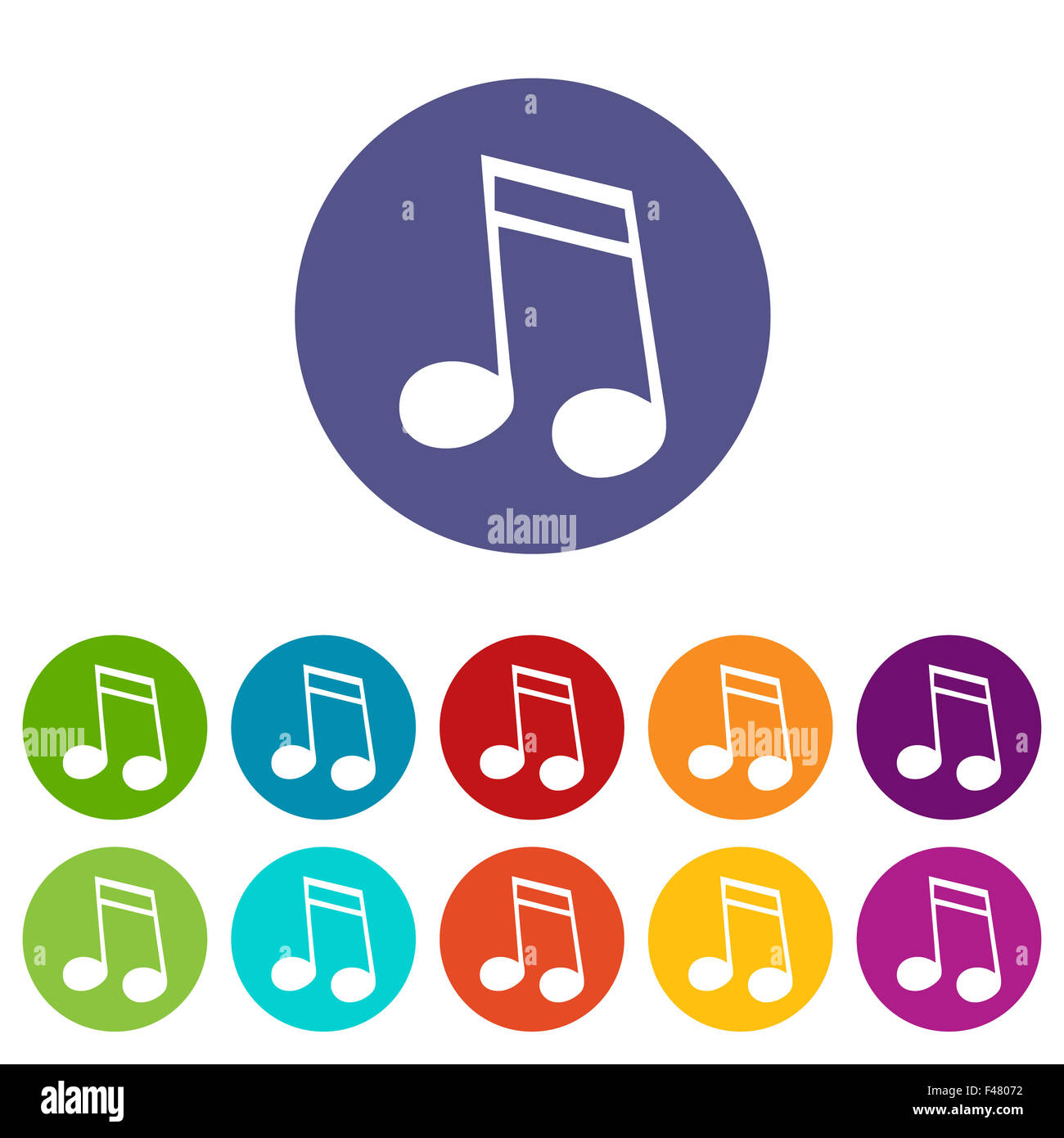 Note flat icon Stock Photo - Alamy