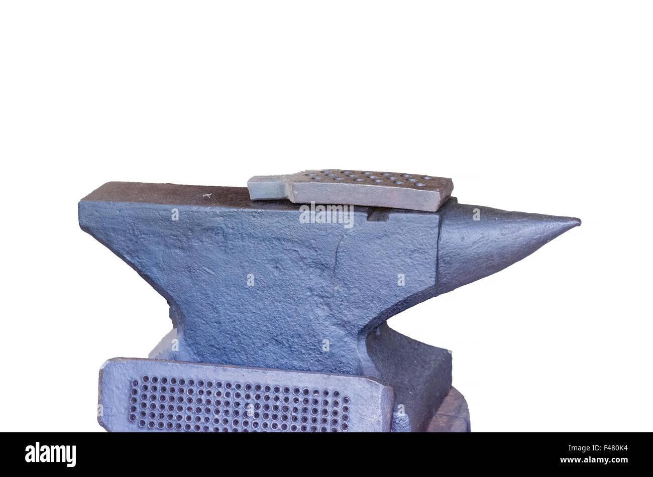 Anvil on a white background Stock Photo - Alamy